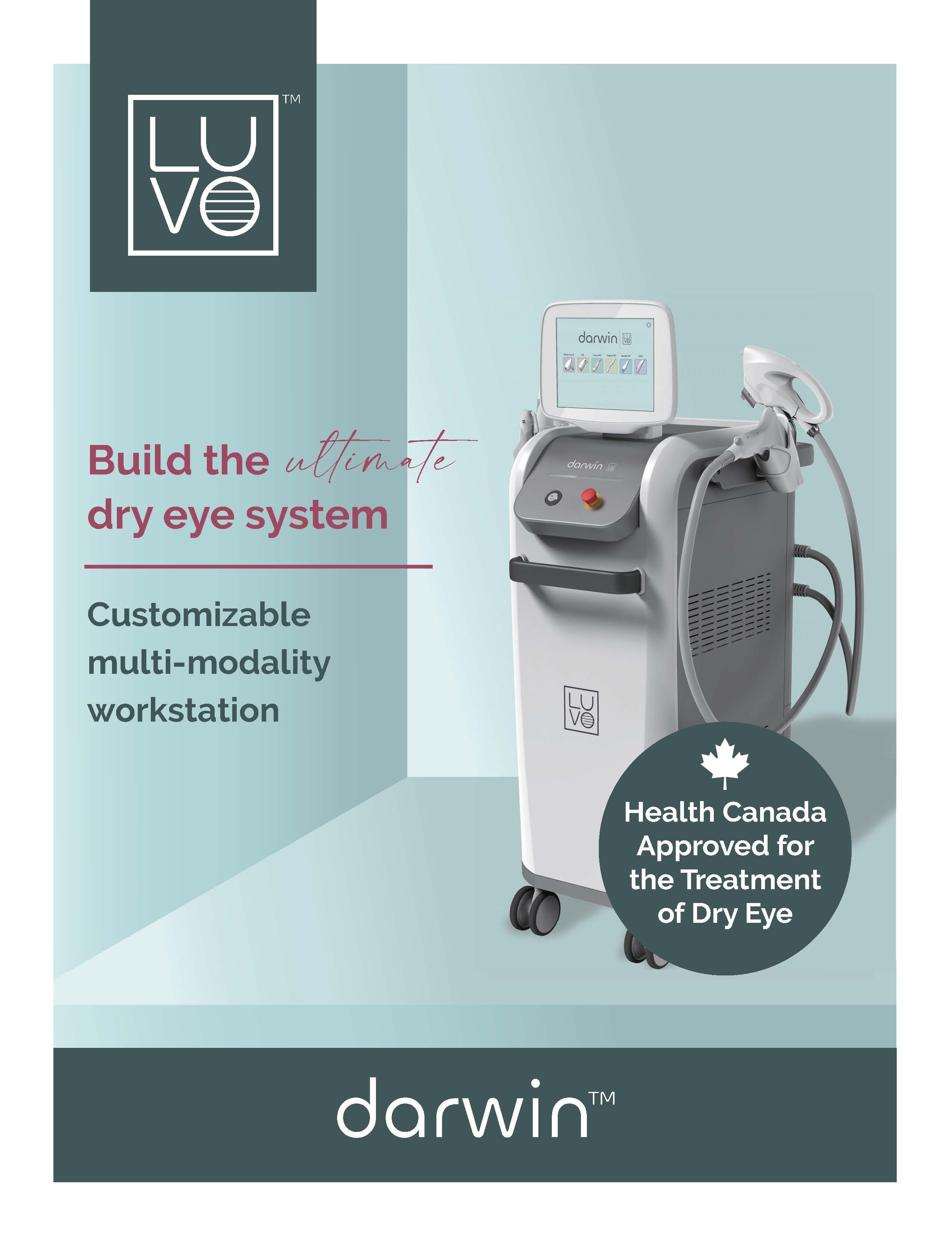 LUVO DARWIN IPL and RF Combo System